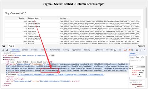 Implement Column Level Security In Embeds