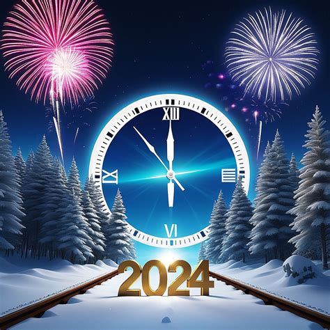 Download Ai Generated 2024 New Year Royalty Free Stock Illustration