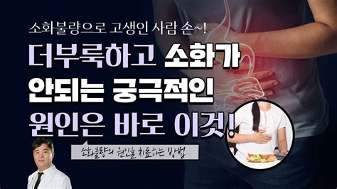 더부룩하고 소화가 안되는 느낌의 원인은 Youtube