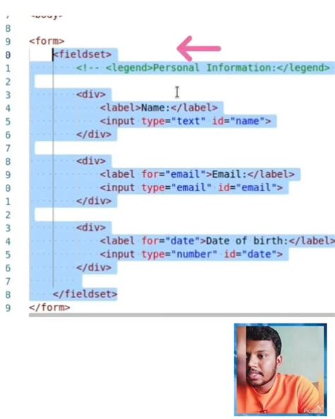 How To Use Fieldset And Legend Tag In Html Shorts Fieldset Html