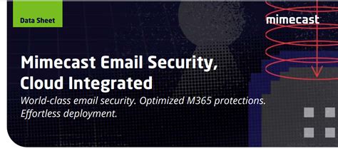 Mimecast Email Security Cloud Integrated Datasheet Covenco