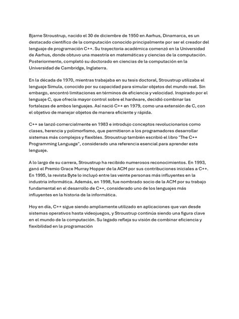 Bjarne Stroustrup Pdf