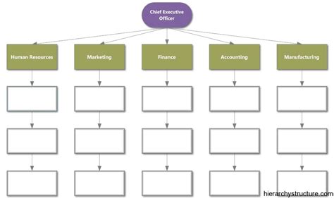 Executive Hierarchy Chart Ponasa