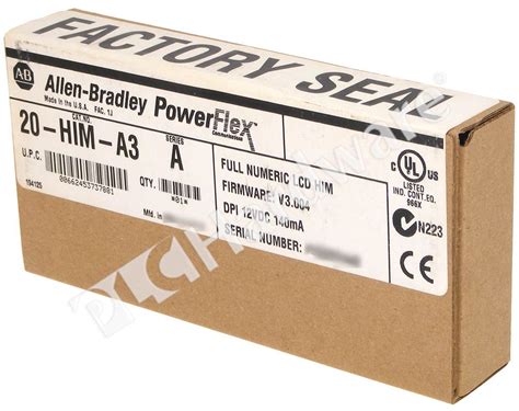 Plc Hardware Allen Bradley 20 Him A3 Series A Surplus Sealed Pre Owned