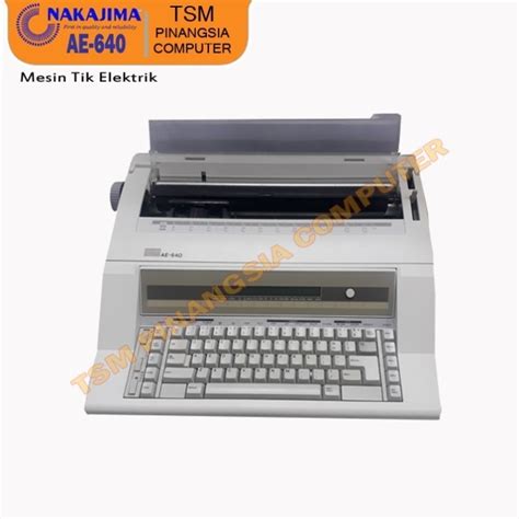 Jual Nakajima Ae Mesin Tik Ketik Elektrik Nakajima Ae Shopee Indonesia