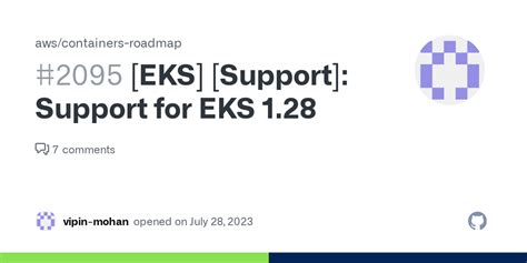 Eks Support Support For Eks 128 · Issue 2095 · Awscontainers