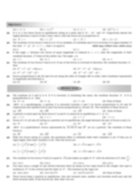 solution iit jee main maths notes for 2022 2023 2 statics assignment