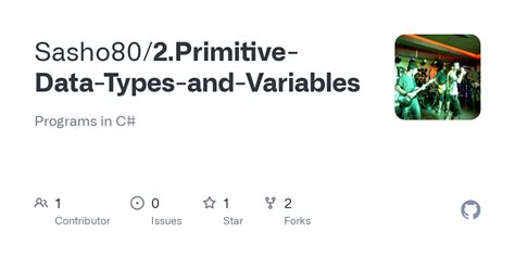 GitHub Sasho Primitive Data Types And Variables Programs In C