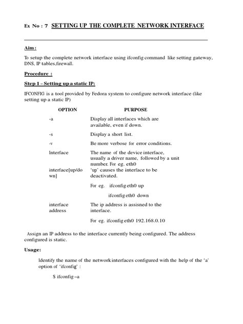 network config pdf port computer networking ip address