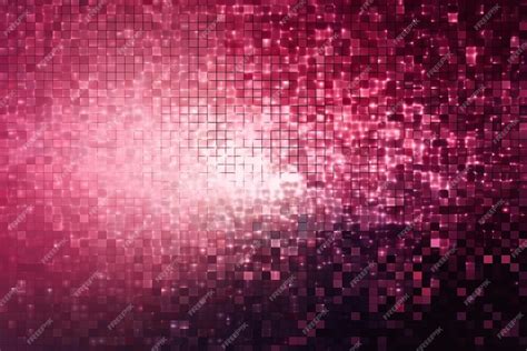 Premium Photo Pink Pixel Square Tiled Mosaic Background