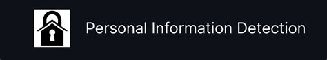 Github Aac Open Source Pool Personal Information Detection Project Developed To Identify