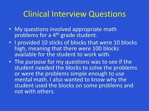 Diagnostic Interview Pptx