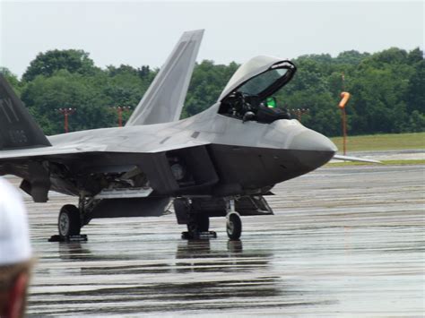 F22 Raptor Canopy Open Air Show Fighter Jets Fighter
