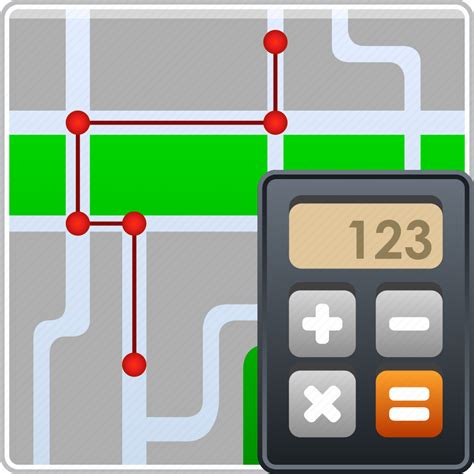 Calculator Gps Location Map Navigation Road Route Optimizer Icon