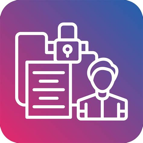 Premium Vector Vector Design Sensitive Personal Data Icon Style