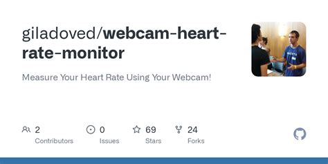 GitHub Giladoved Webcam Heart Rate Monitor Measure Your Heart Rate Using Your Webcam