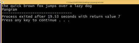 technology blog pangrams hacker rank solution in c