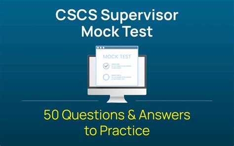 Cscs Mock Test For Operatives 50 Questions Hurak