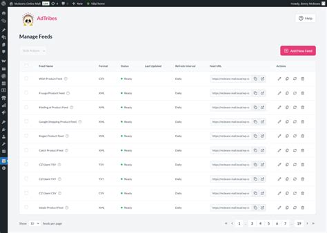 New Feature Adtribes Manage Feeds Ui Just Got An Upgrad