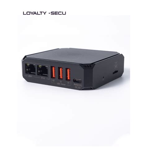 WiFi Bluetooth Network Print Server With 3 USB Ports Supporting Three Different Network