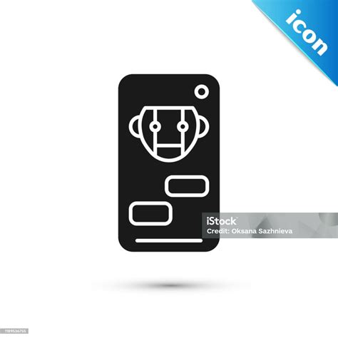 흰색 배경에 격리 된 검은 색 봇 아이콘입니다 로봇 아이콘 벡터 일러스트레이션 개념에 대한 스톡 벡터 아트 및 기타 이미지 개념 과학 귀여운 Istock