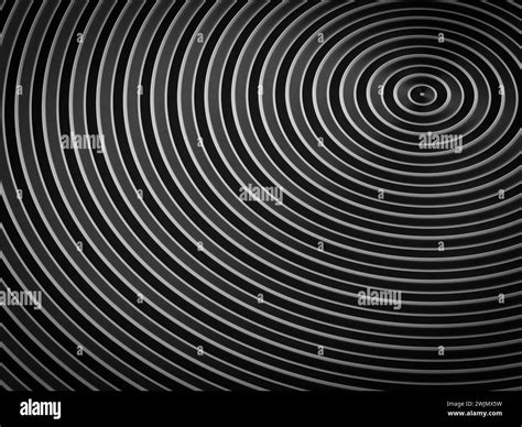 Smooth Concentric Black Rings Or Circles Waves Background Wallpaper