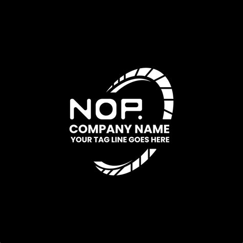 nop letter logo vector design nop simple and modern logo nop