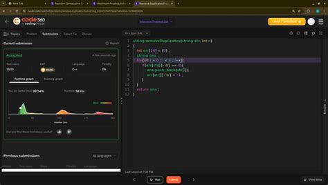 Nachiket Tonge On Linkedin Day 83 Solved Two Medium Level Questions Od String Today