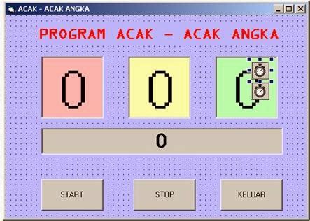 Djun Membuat Program Acak Acak Angka Dengan VB