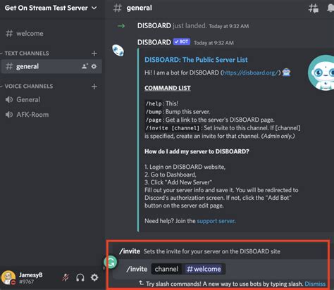 How To Set Up Disboard Bot To Grow Your Discord Server [full Guide] Get On Stream