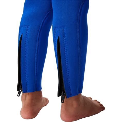 2026 Rip Curl Groms Omega 43mm Back Zip Wetsuit 001tfs Blue