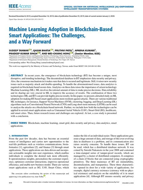 machine learning blockchain pdf machine learning analytics