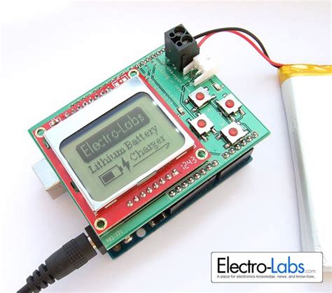 Arduino Battery Charger Kit At Dollie Guth Blog