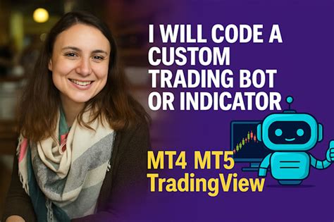 code a custom trading bot or indicator for mt4 mt5 or tradingview by