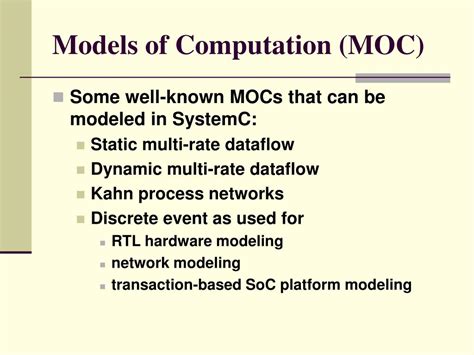 Ppt Systemc System Level Modeling Powerpoint Presentation Free Download Id244376