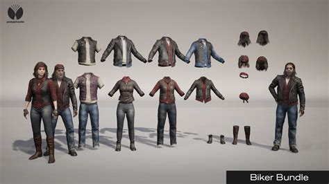 Biker Bundle Asset Cloud