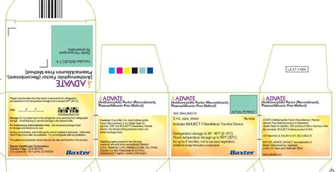 Advate Fda Prescribing Information Side Effects And Uses