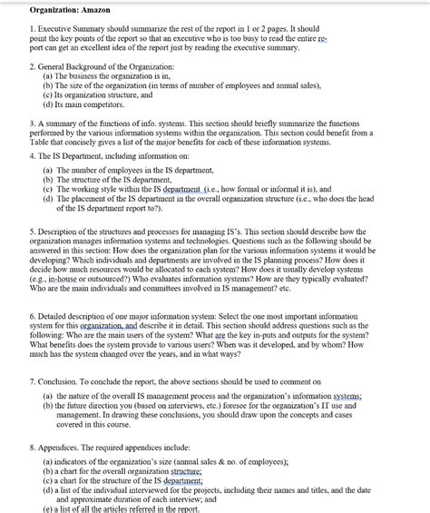 Organization Amazon 1 Executive Summary Should