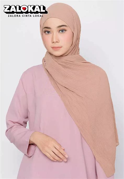 Jual Zm Decade Sale Zm Zaskia Mecca Kyomi Mocca Pashmina Original 2024 Zalora Indonesia
