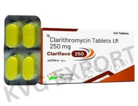 250mg Clariface Clarithromycin Tablets At ₹ 200 Box Clarithromycin Tablets In Nagpur Id