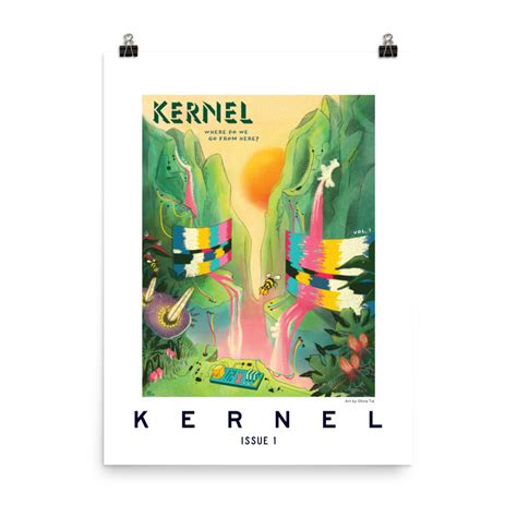 kernel issue 1 poster kernel magazine