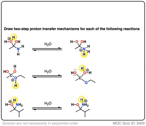 Proton Transfer Master Organic Chemistry