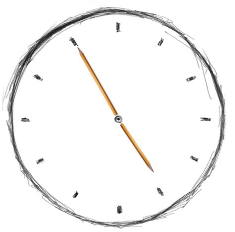 Sketch Clock Stock Photo By Leedsn 4144322