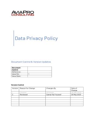 Fillable Online Document Version Control Best Practices And Examples Fax Email Print PdfFiller