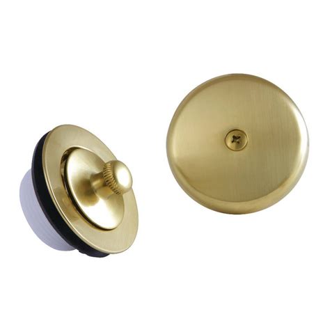 Kingston Brass Overflow Faceplate With Lift And Twist Drain And Screws