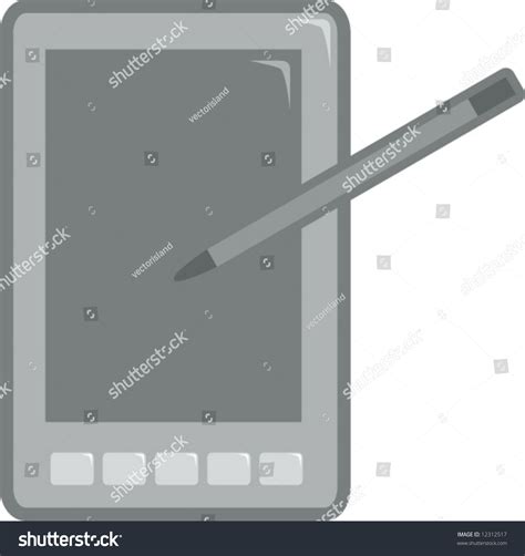 pda handheld computer stock vector royalty free 12312517 shutterstock