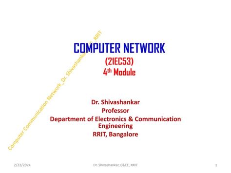 21 Scheme21ec53vtumodule 4computer Communcation Networkpdf