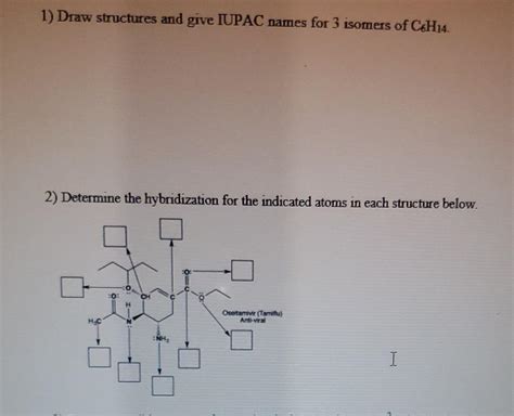 Solved 1 Draw Structures And Give Iupac Names For 3 Isomers