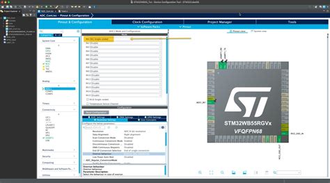 Getting Started With Stm32wb55 Adc Continuous Conversion Embeddedexpertio