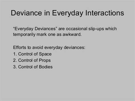 deviance